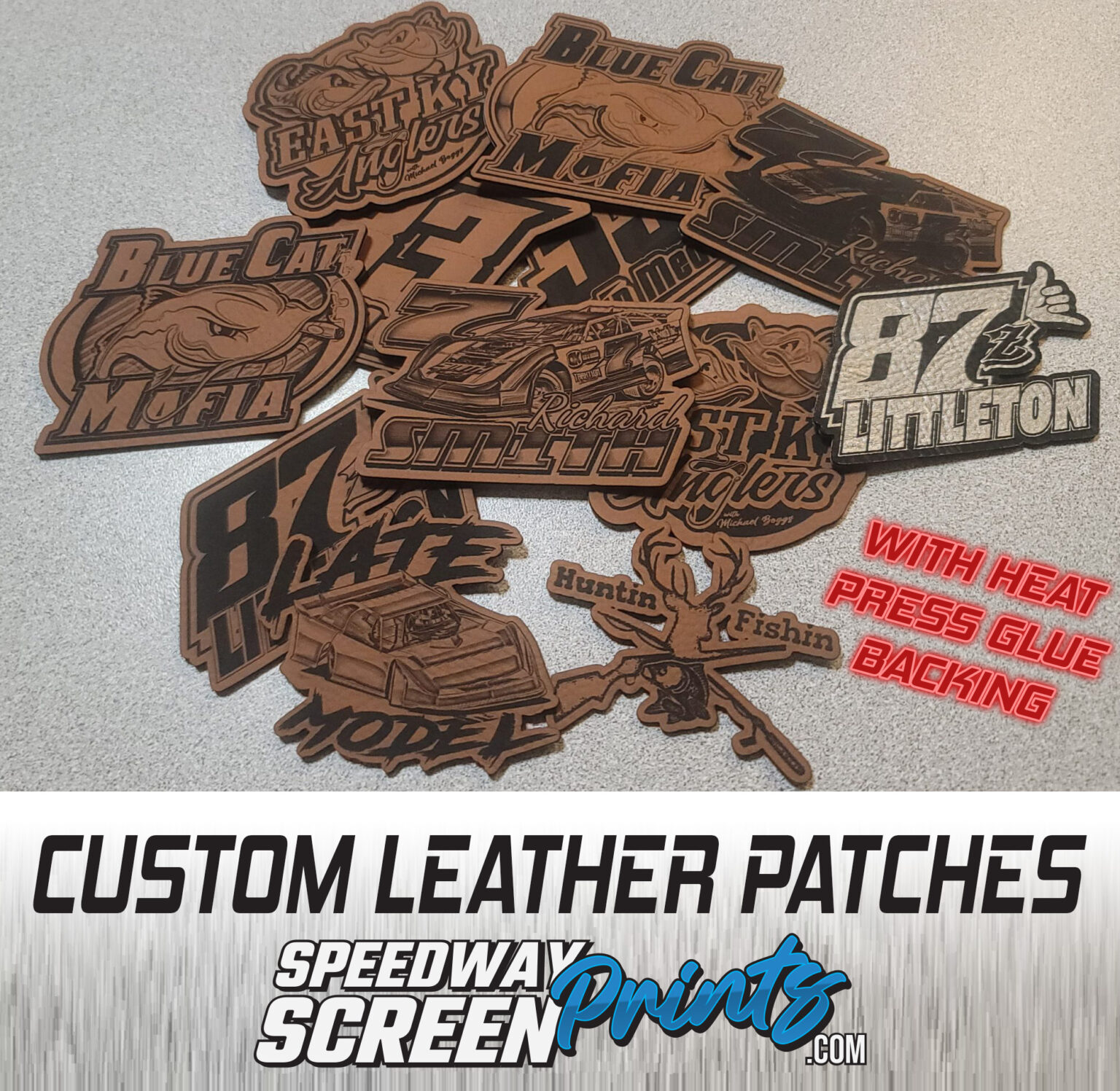 100 Custom Patches - Speedway Screen Prints