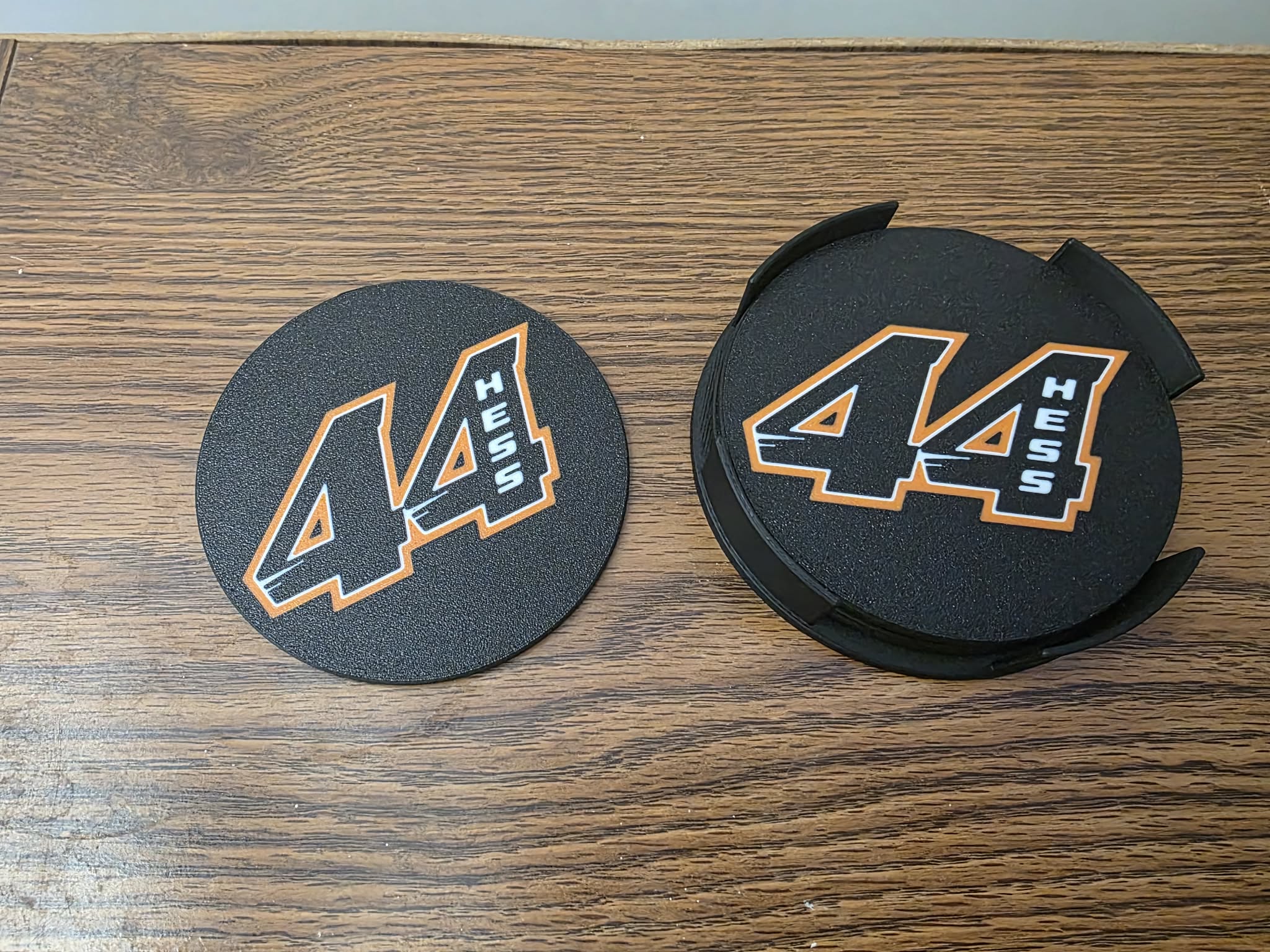 Custom Coasters 3D Printed with your Car Number or Logo - Speedway Screen Prints